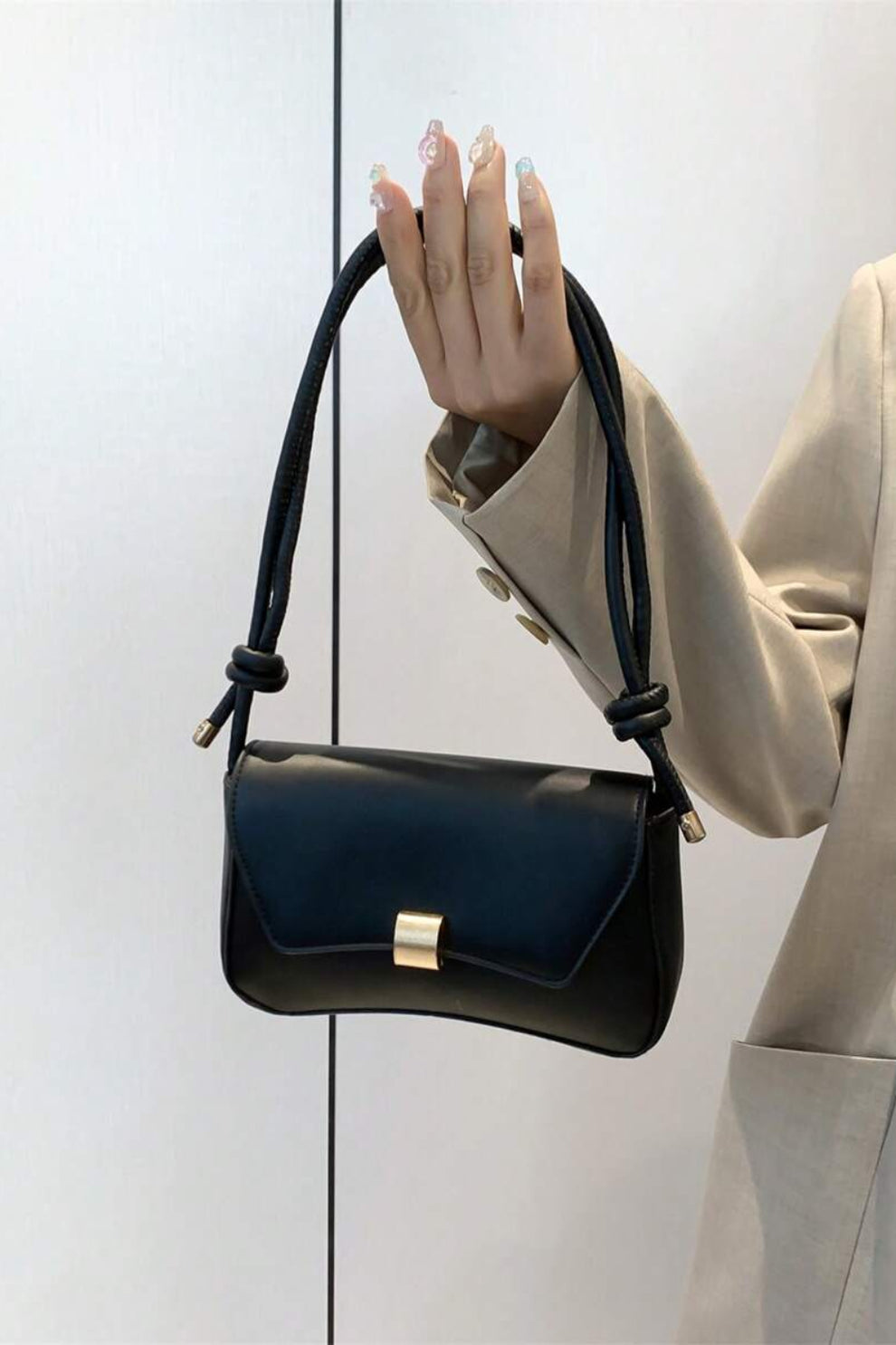 Luxury Retro Style Underarm Flap Handbags – 4Colordress