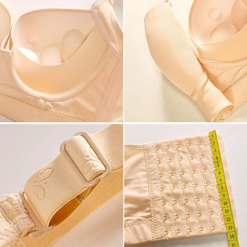 Deep Cup Incorporated Full Back Coverage Push Up Bras – Padded Comfort ...