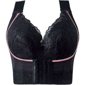 Women Plus Size Lace Embroidery Bra Underwear - Sexy Lift & Everyday C ...